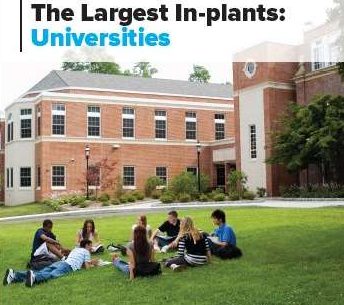The 25 Largest University In-plants in North America