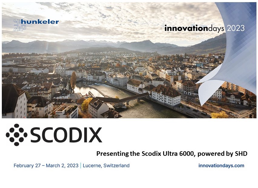 Scodix Ultra 6000 Press Powered by SHD to Make Debut at Hunkeler