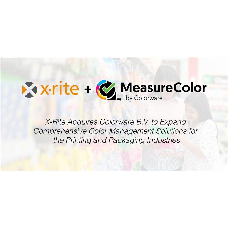 X-Rite Acquires Colorware B.V.